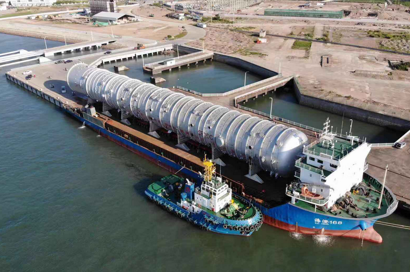 World largest 'atmospheric tower' leaves China for Dangote refinery