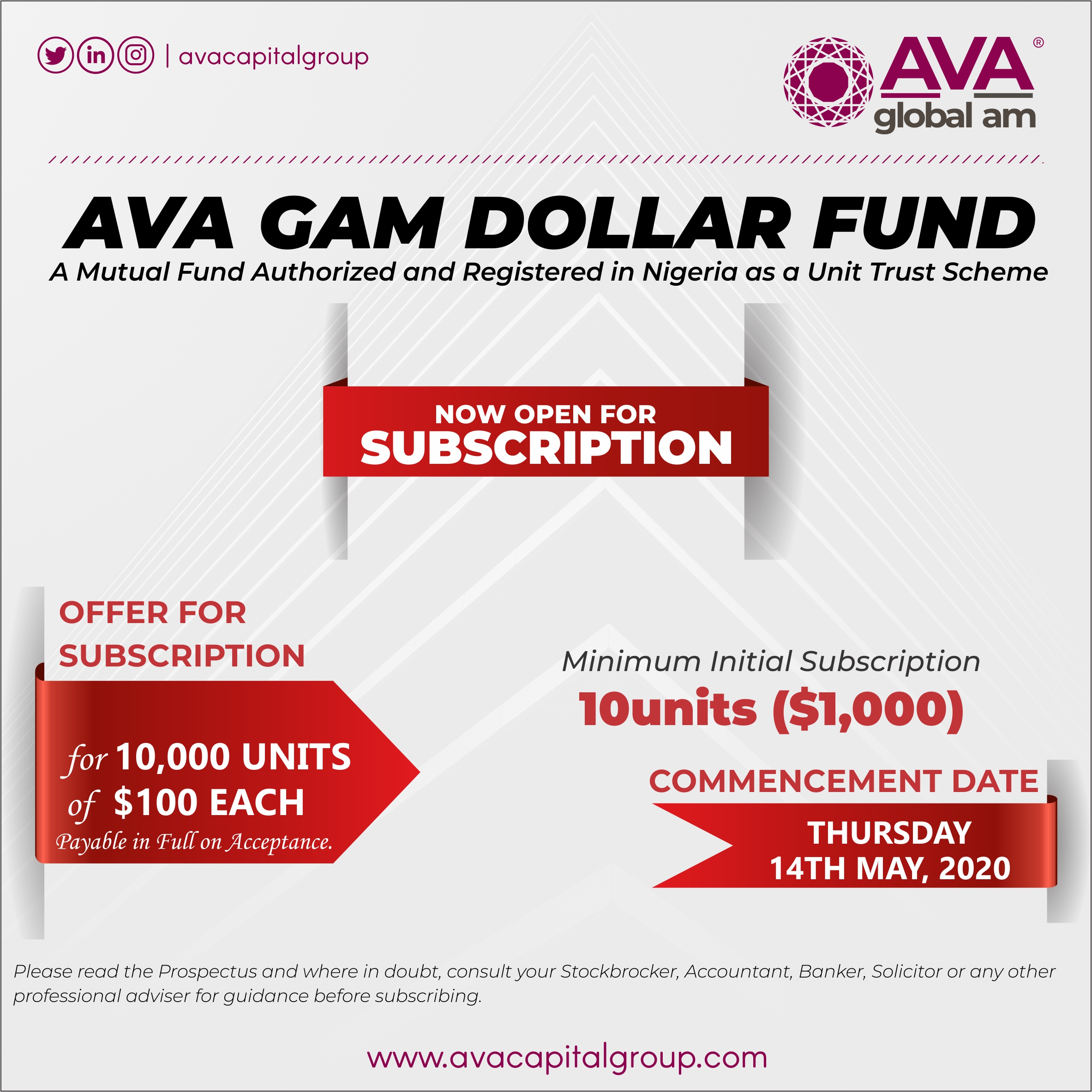 Introducing the AVA GAM Dollar Fund - Nairametrics