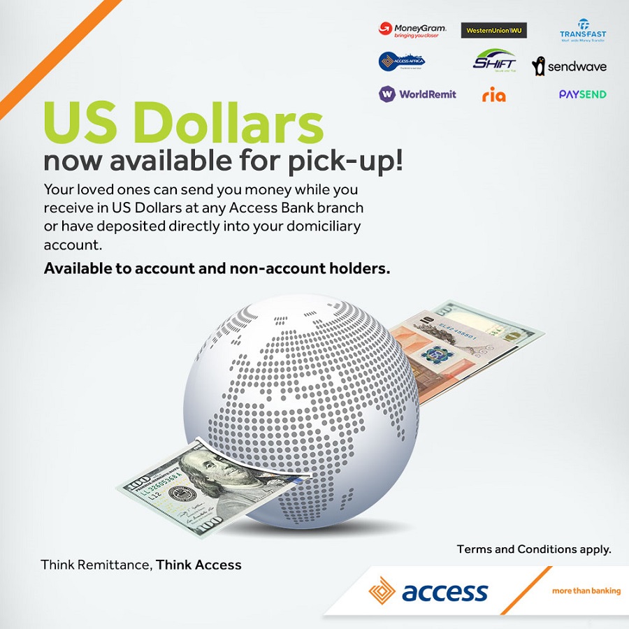 Receive your international money transfer funds in Dollars at branches ...