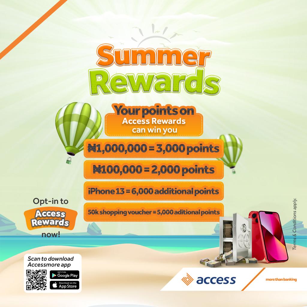 Access Bank to reward Customers with millions in cash and prizes in the ...