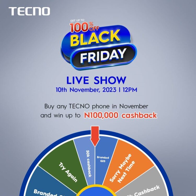 Win big in the Tecno Black Friday thrills all November! - Nairametrics