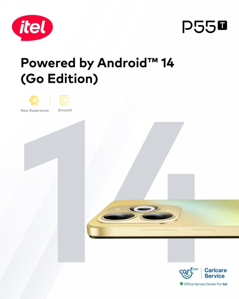 itel Launches itel P55T Smartphone with Android 14 Go Edition and Long-Lasting Battery ...