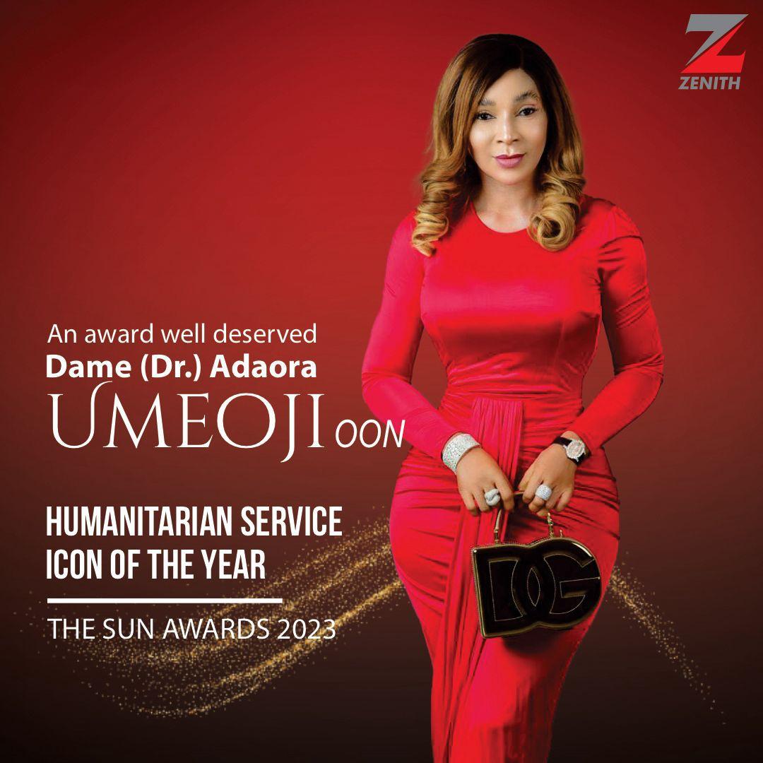 Dame (Dr.) Adaora Umeoji OON recognized as The Humanitarian Services ...